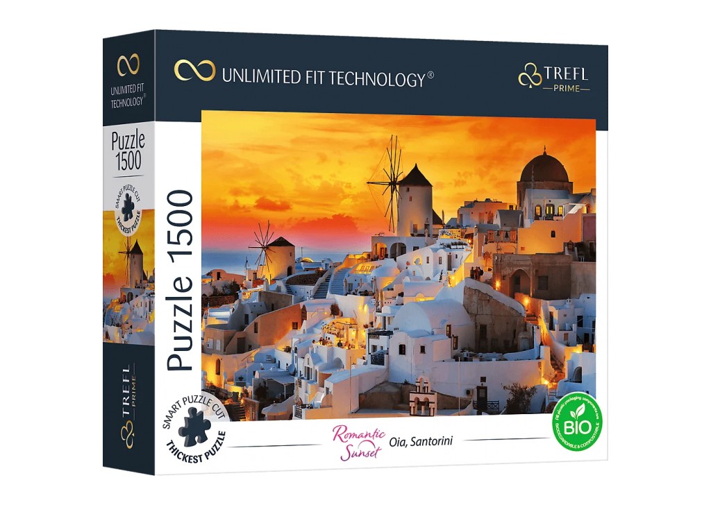 Puzzle Trefl Rompecabezas de 1500 piezas Santorini Greece
