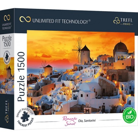 Puzzle Trefl Rompecabezas de 1500 piezas Santorini Greece