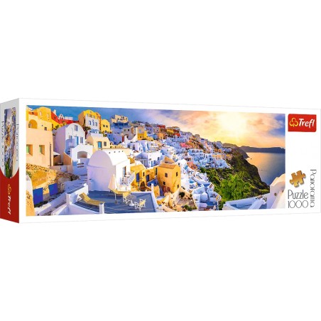 Puzzle Trefl Rompecabezas de 1000 piezas Panorámico Santorini Greece
