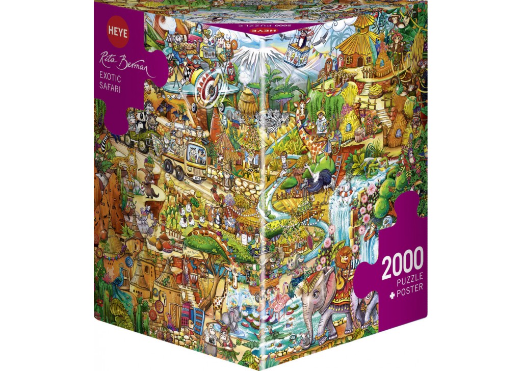 Puzzle Heye Rompecabezas de 2000 piezas Exotic Safari